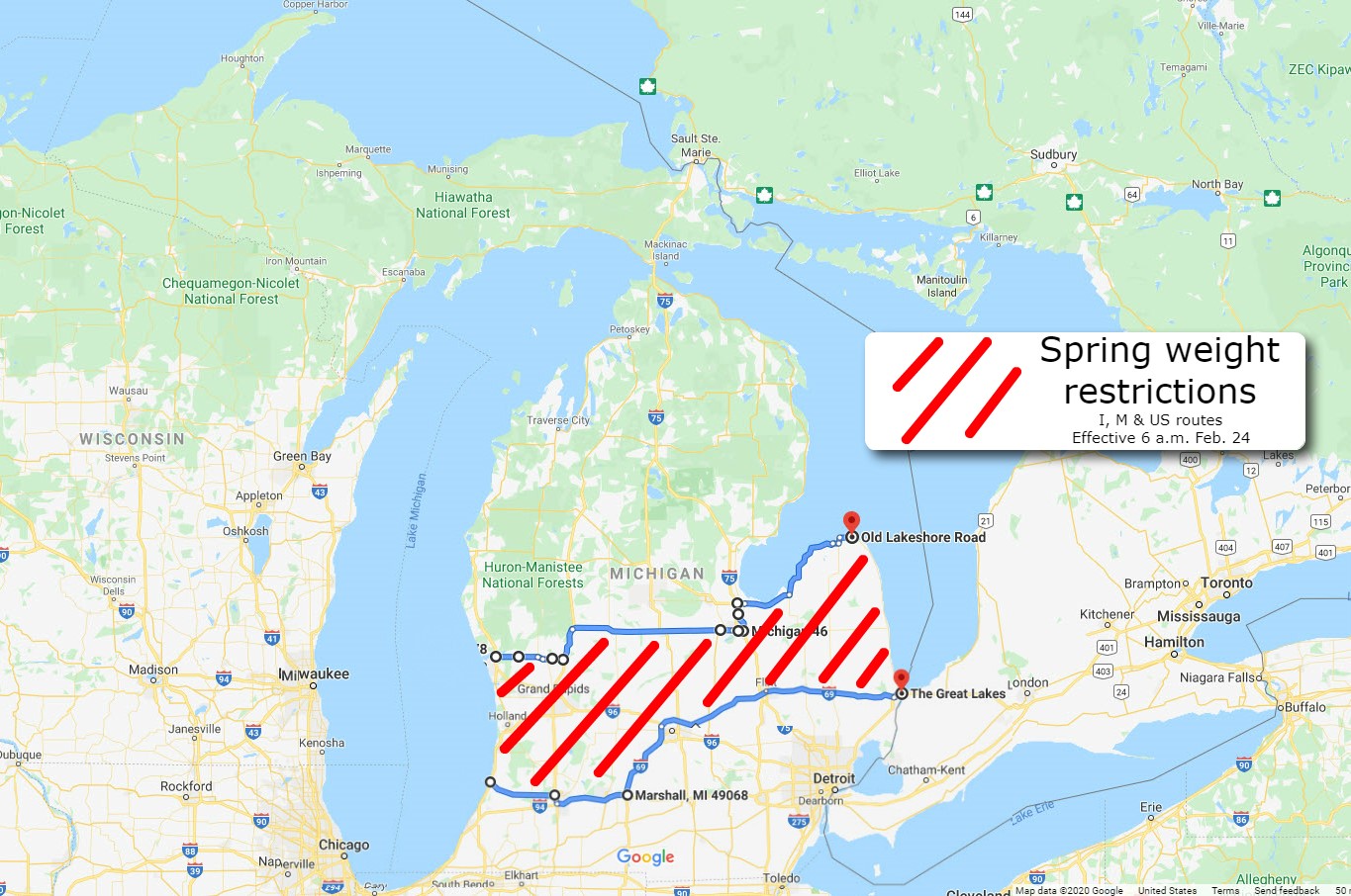 Weight Restrictions On Michigan s Roads Start Today TruckerAdvisor weight-restrictions-on-michigan-s-roads-start-today-truckeradvisor